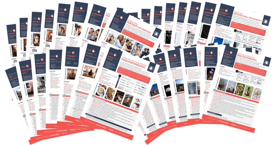 Free Action Card PDF Download | Silhouettes Photography Project Cheat ...
