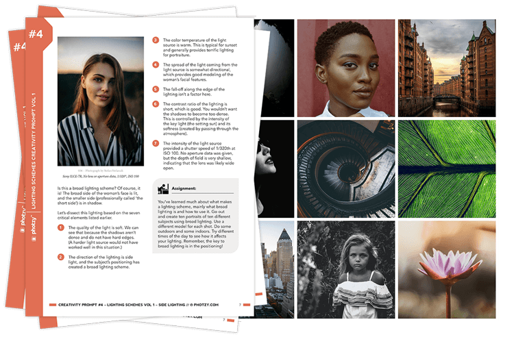 Lighting Schemes Photography Creativity Prompts: Vol 1 (80% off) | Photzy